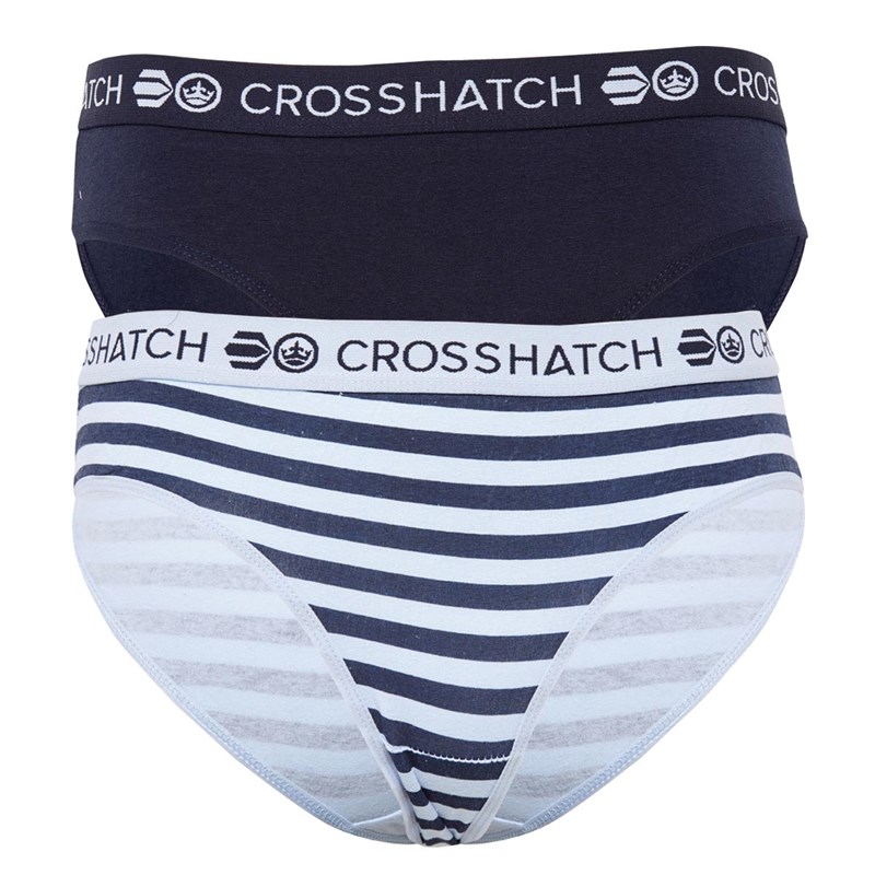 Buy Crosshatch Womens Devotion Two Pack Briefs Multi