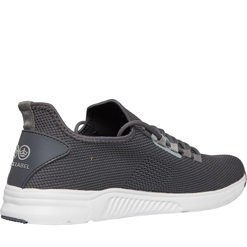 Buy Crosshatch Mens Carrtona Trainers Grey