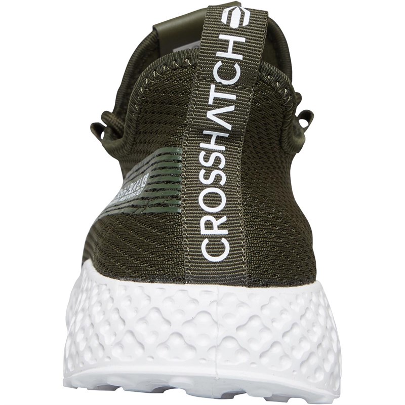 Buy Crosshatch Mens Demarcus Trainers Khaki