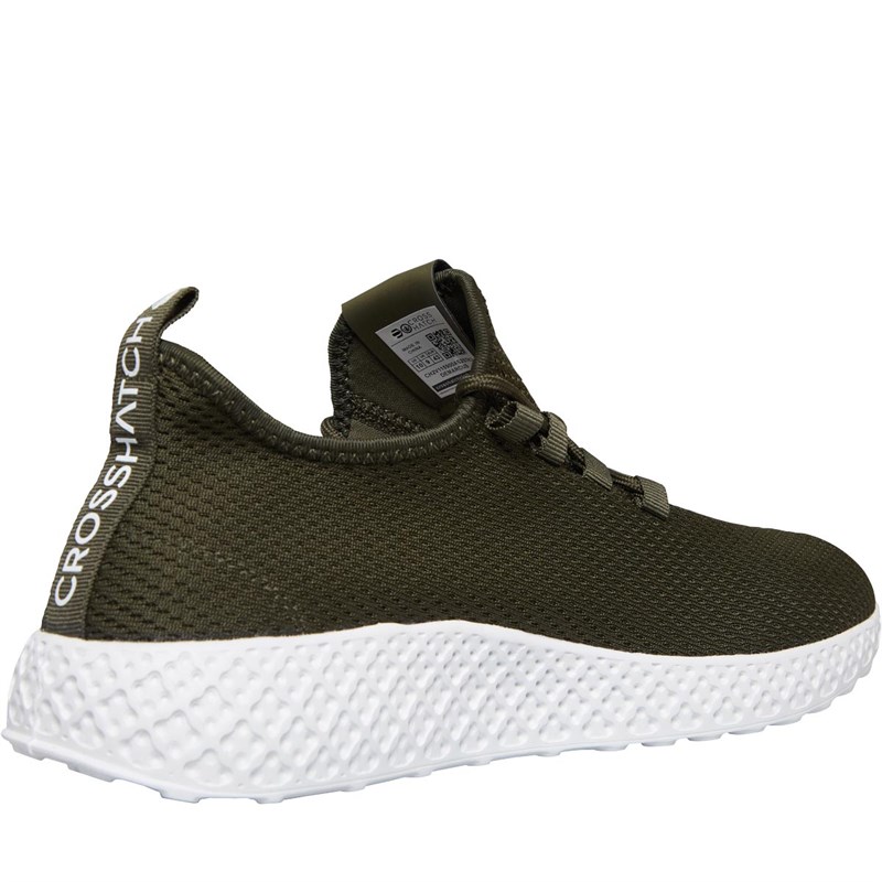 Buy Crosshatch Mens Demarcus Trainers Khaki