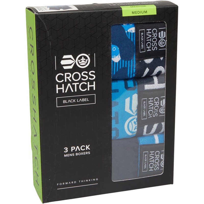Buy Crosshatch Mens Camotype Three Pack Open Fly Boxers Shorts ...