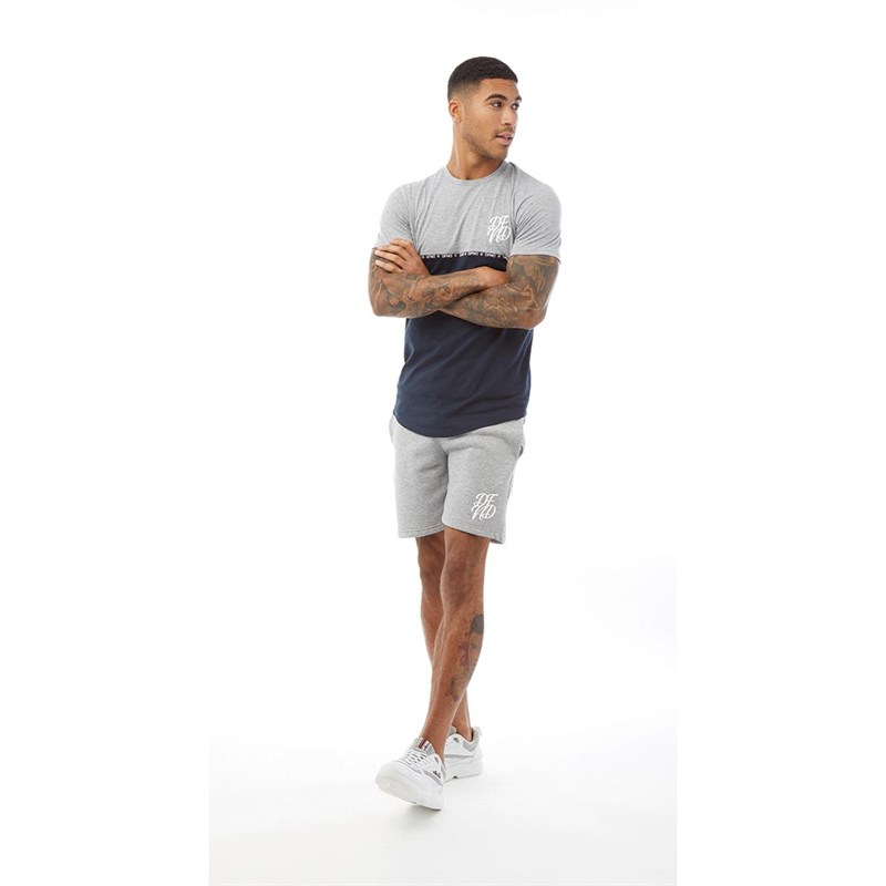Buy DFND London Mens Zonarta Twinset Grey Marl/Navy
