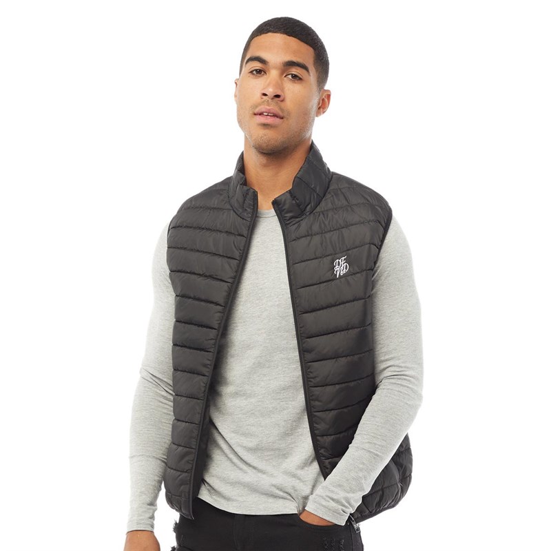 Buy DFND London Mens Scott Gilet Black