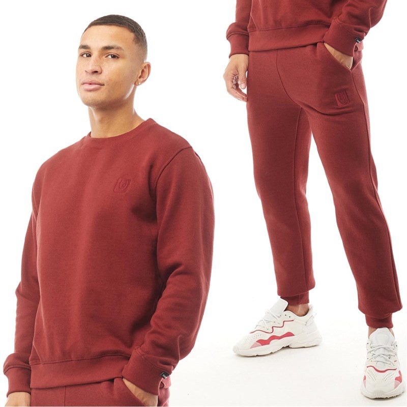 Buy Duck And Cover Mens Felaweres Jog Set Russet
