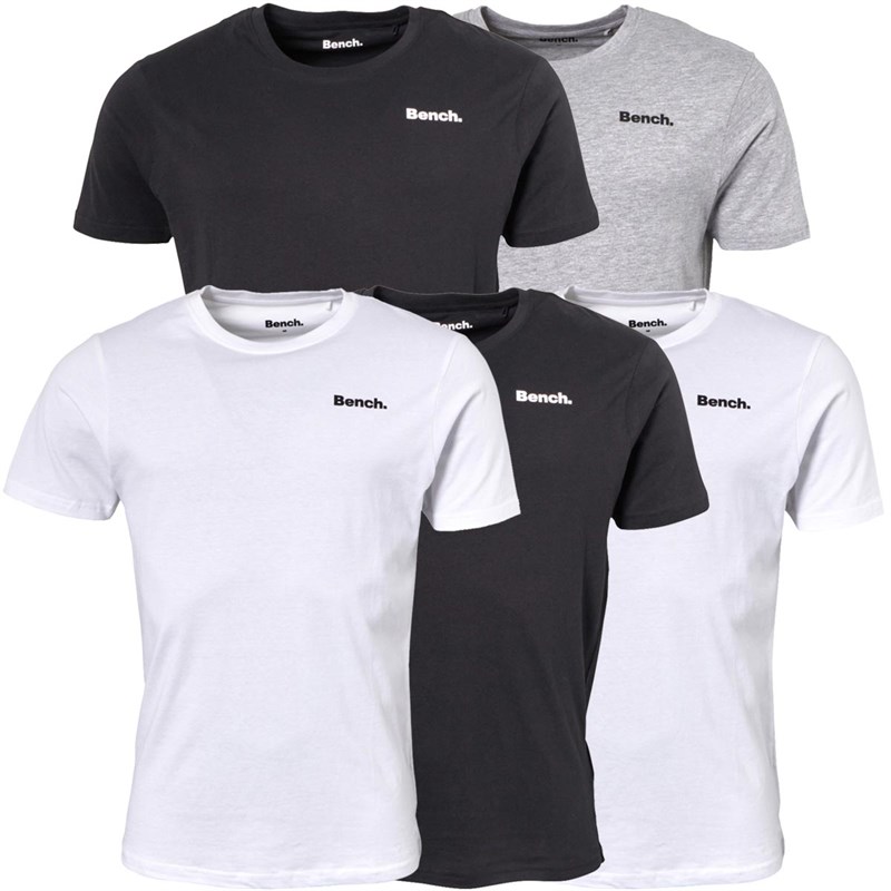 Buy Bench Mens Durmi Five Pack T-Shirts Multi