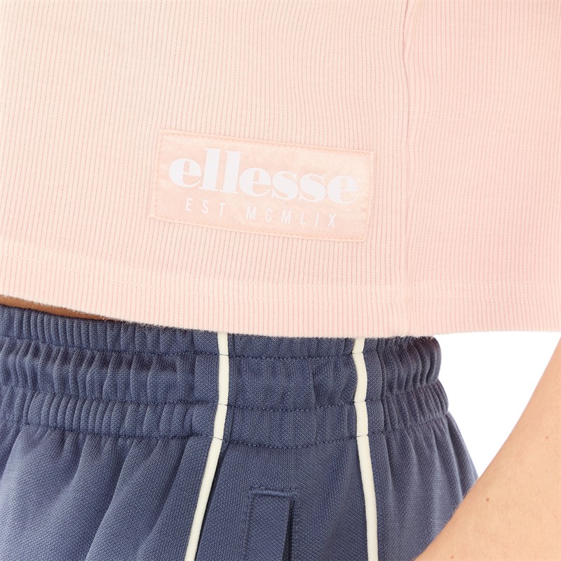 Buy Ellesse Womens Negozio Cropped T-Shirt Light Pink
