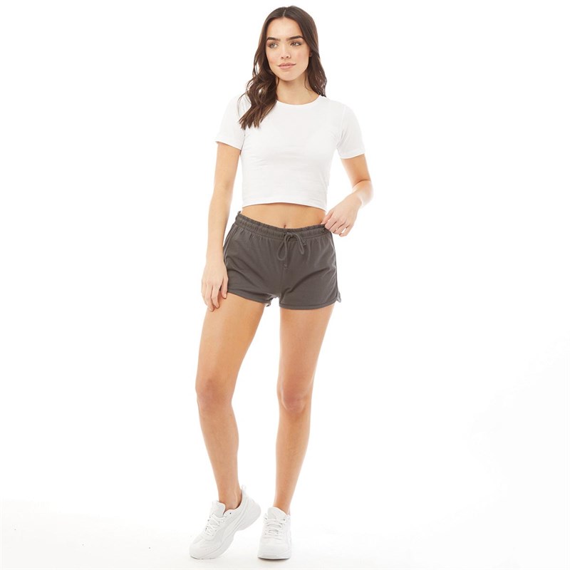 Buy Fluid Womens Runner Shorts Charcoal