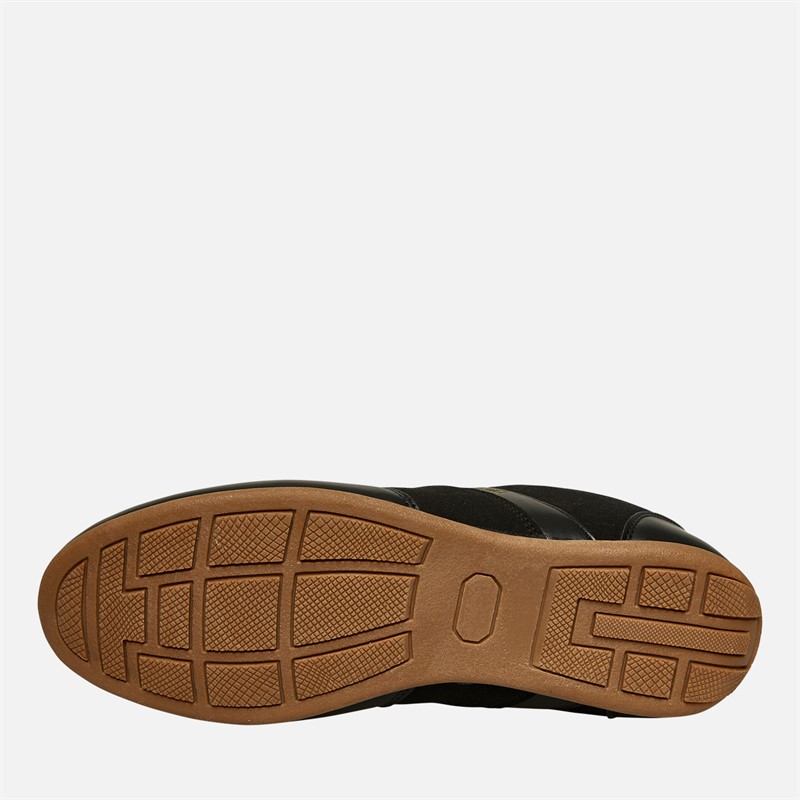 Buy Lambretta Mens Euro Trainers I02 Black/Gum