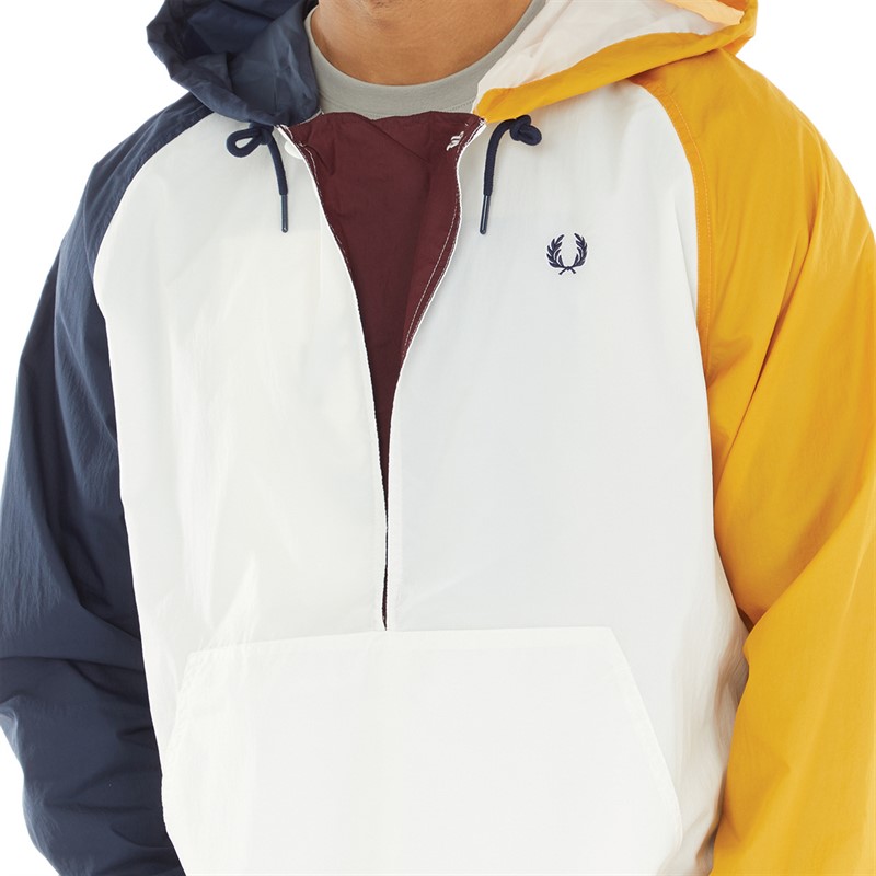 Buy Fred Perry Mens Ripstop Windbreaker Snow White
