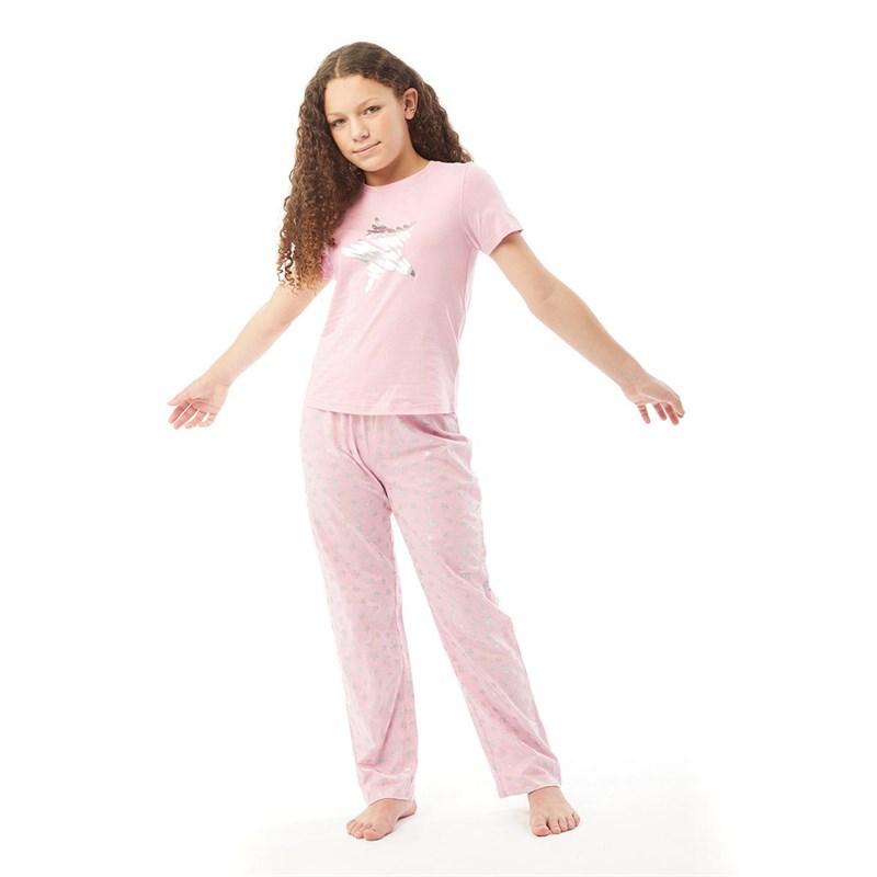 Buy Board Angels Junior Short Sleeve Top And Jersey Trousers Pyjama Set ...