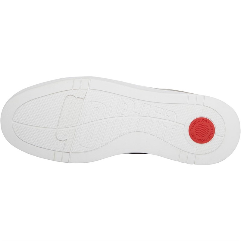 Buy FitFlop Mens Rally X Suede/Leather Trainers Timberwolf