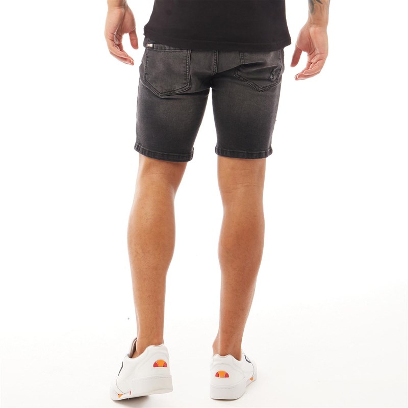 Buy GOOD FOR NOTHING Mens Reworked Denim Shorts Black