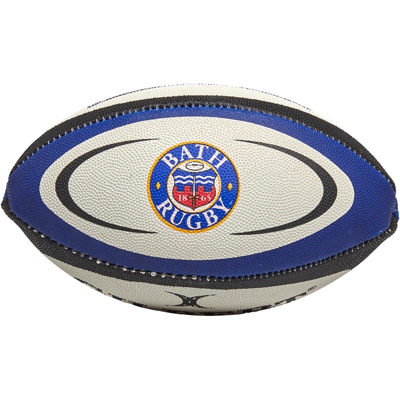 Buy Gilbert Rugby Bath Replica Mini Rugby Ball Blue/White/Red