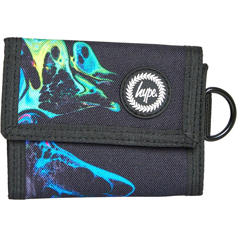 Buy Hype Boys Ink Mini Crest Wallet Black