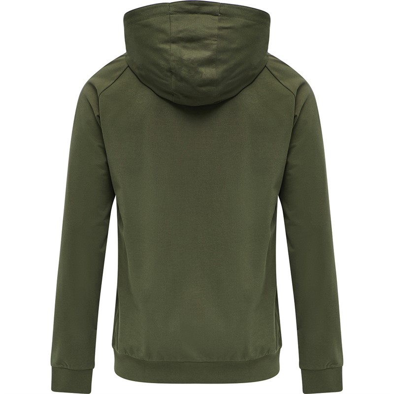 Hummel Sweats à Capuche Go Cotton Logo Homme Vert