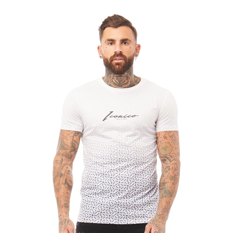Buy Iconico Couture Mens Preem T-Shirt White