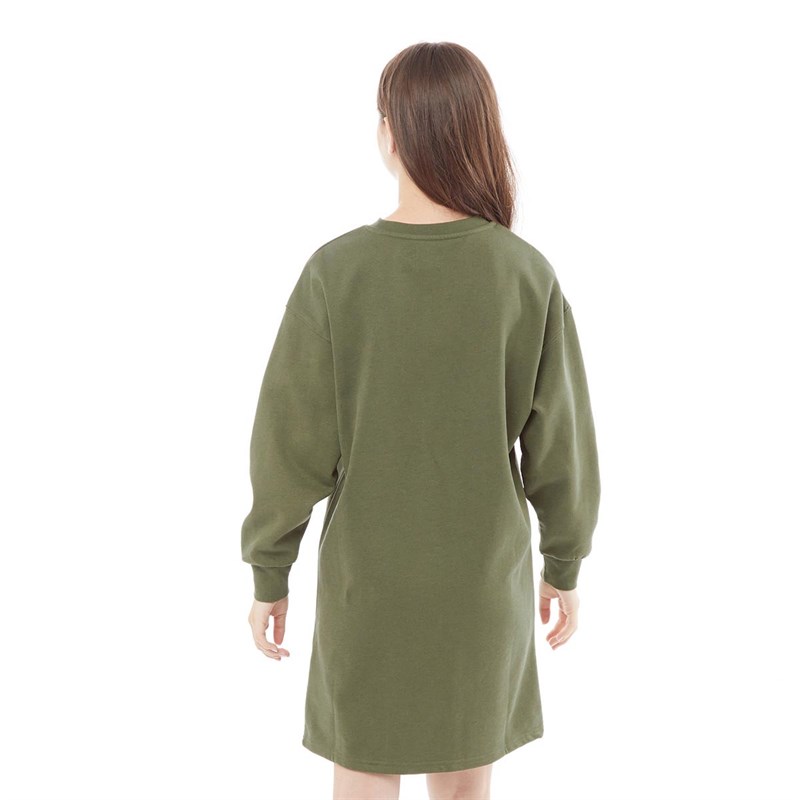 Buy Juicy Couture Girls Oversized Sweat Crew Dress Olive Night