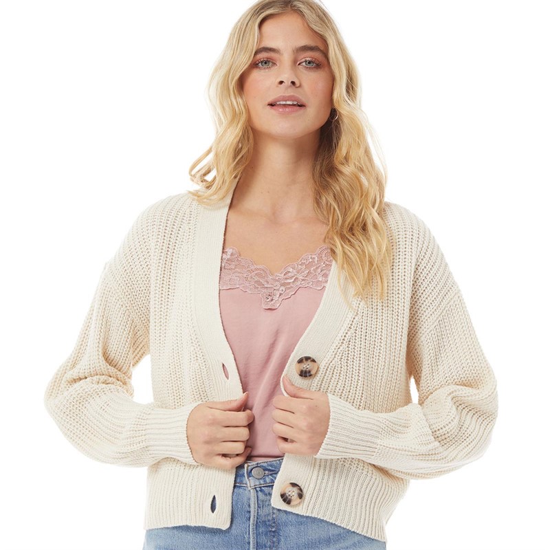 Buy Jacqueline De Yong Womens JDY Justy Cardigan Eggnog