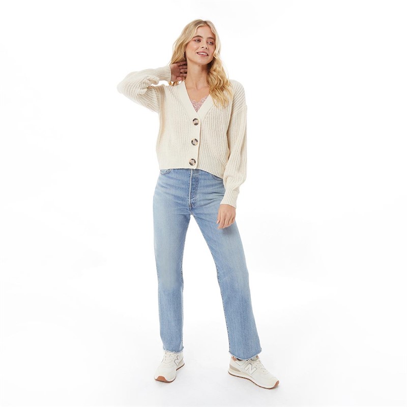 Buy Jacqueline De Yong Womens JDY Justy Cardigan Eggnog