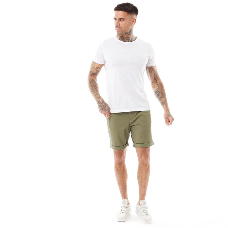 Buy JACK AND JONES Mens Basic Chino Shorts Deep Lichen Green