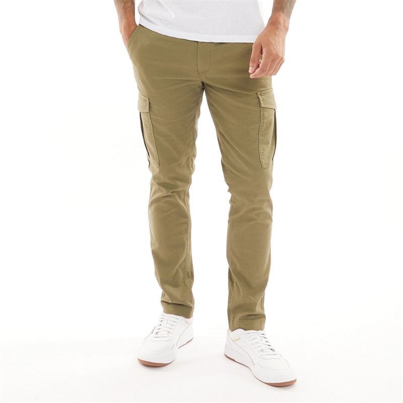 Buy JACK AND JONES Mens Marco Dean Cargo Pants Deep Lichen Green