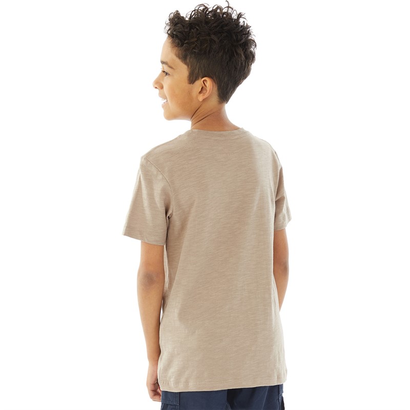 JACK AND JONES Jongens Crayon T-shirts Bruin