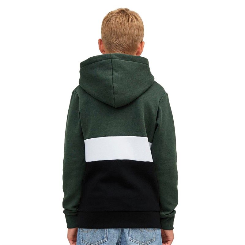 JACK AND JONES Jungen Reid Blocking Kapuzenpullover Grün