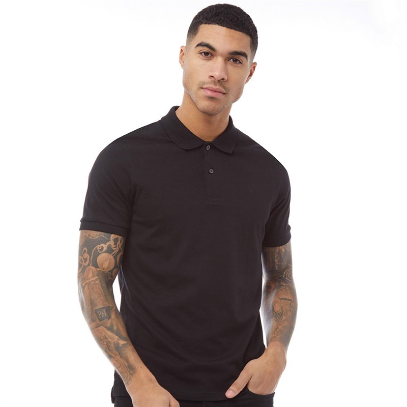 Buy Jack And Jones Mens Premium Colin Polo Black