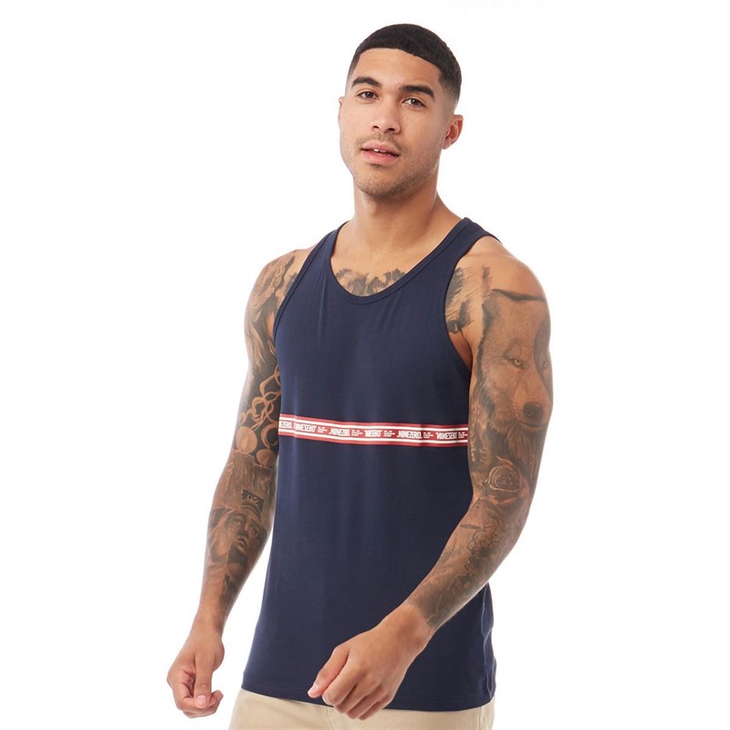 Buy JACK AND JONES Mens Gunner Tank Top Sky Captain