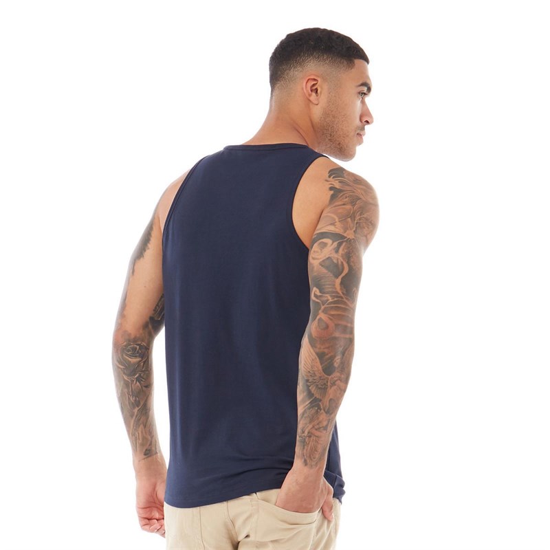 Buy JACK AND JONES Mens Gunner Tank Top Sky Captain