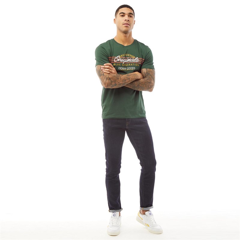 Køb JACK AND JONES Herrer Tonni T-Shirt Grøn