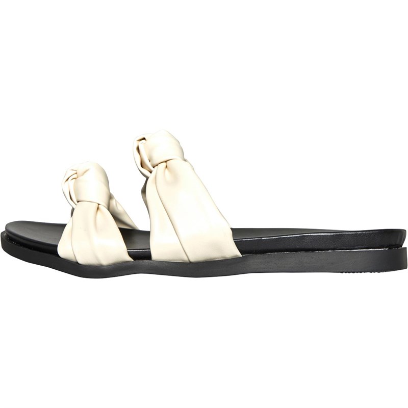 Buy Linzi Womens Quinn Sliders Ivory