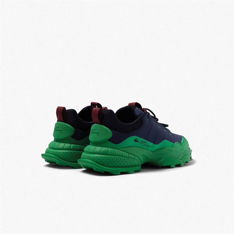 Buy Lacoste Mens L-Guard Breaker Trainers Navy/Green