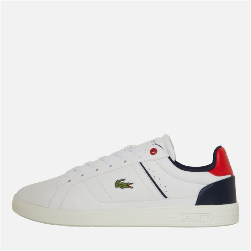 Buy Lacoste Mens Europa Pro Trainers White/Navy