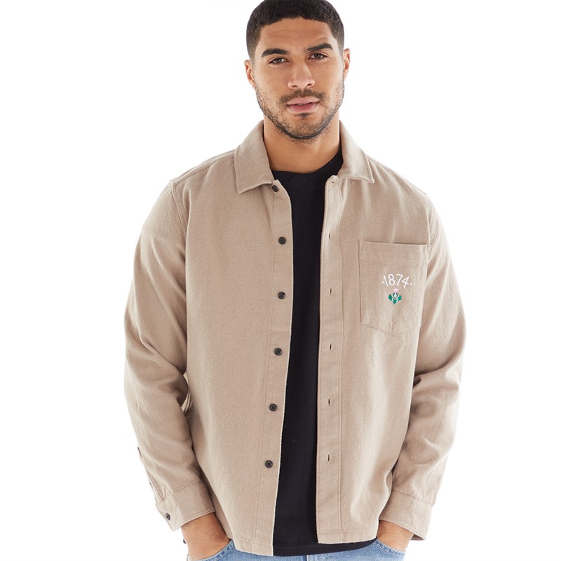 Buy Lyle And Scott Vintage Mens 1875 Overshirt X084 Cobblestone