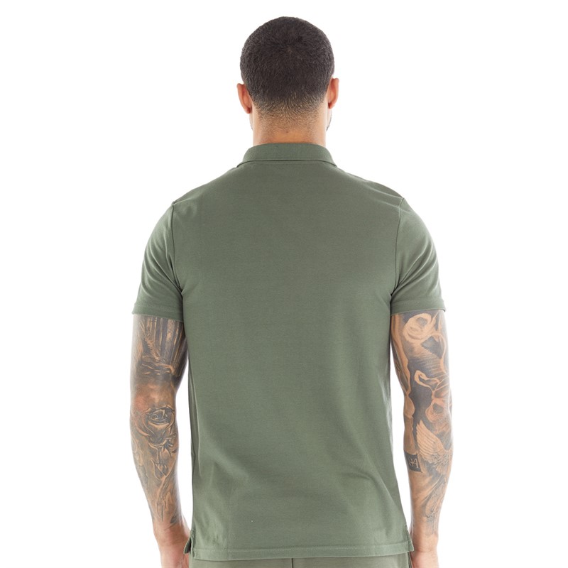 Buy Lyle And Scott Vintage Mens Core Polo X65 Cactus Green