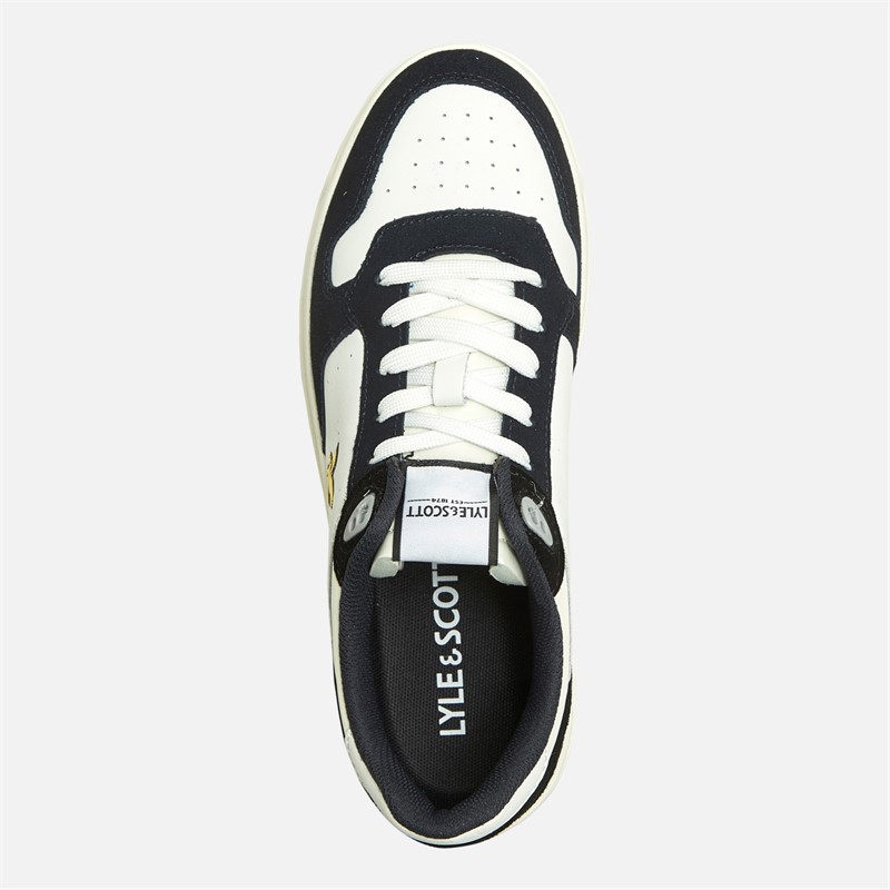 Buy Lyle And Scott Vintage Mens Culross Trainers Navy/White