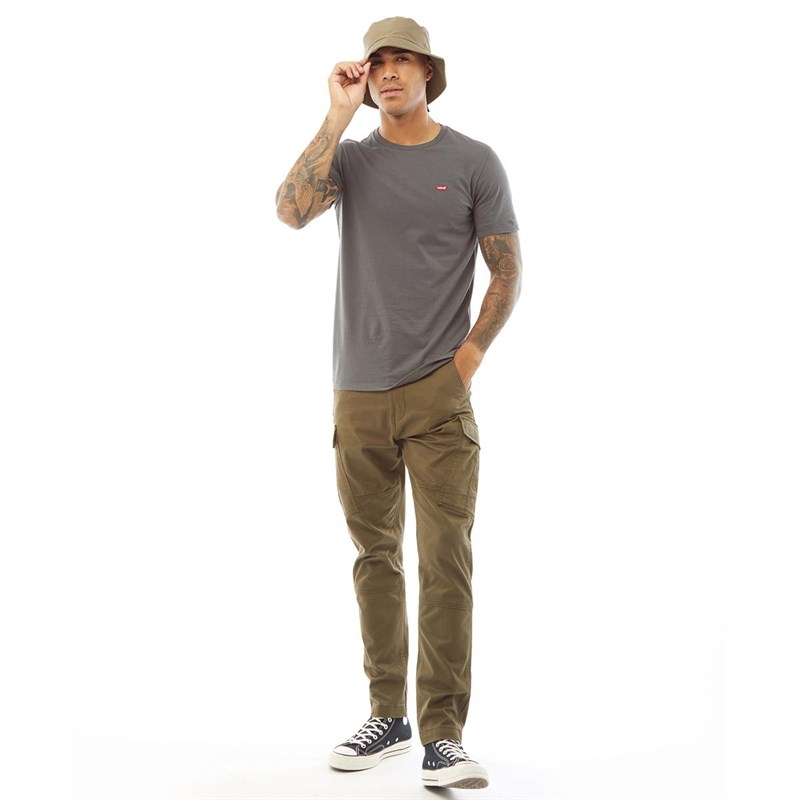 Buy Levi's Mens Short Sleeve Original Housemark T-Shirt Gray Ore