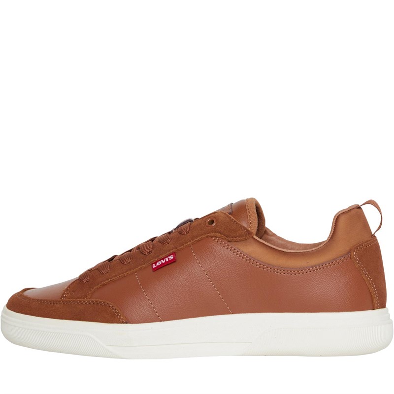 Buy Levi's Mens Cast Trainers Cognac