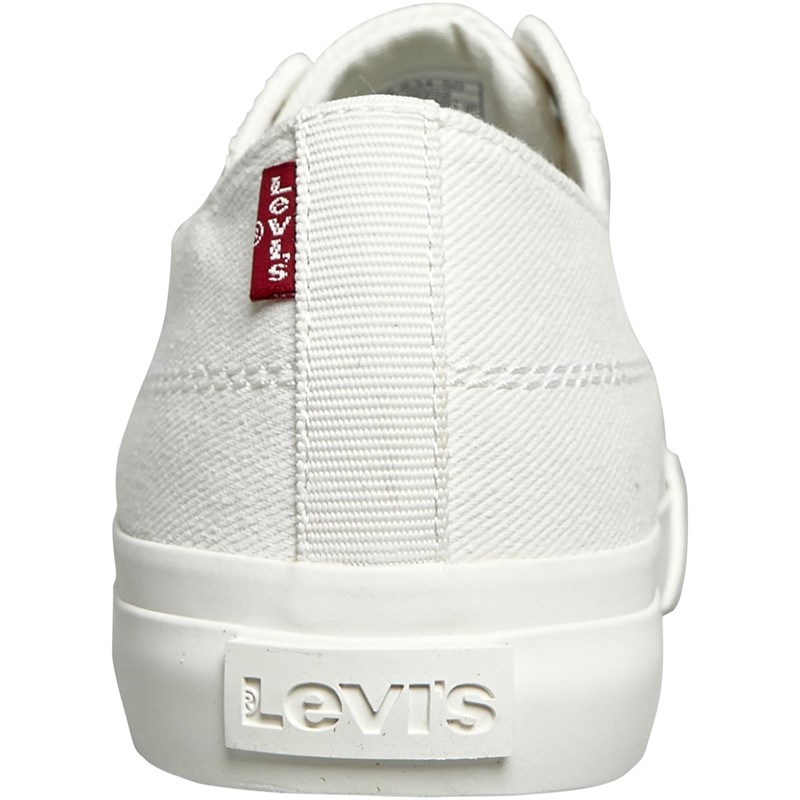 Buy Levi's Mens Decon Lace Trainers Brilliant White