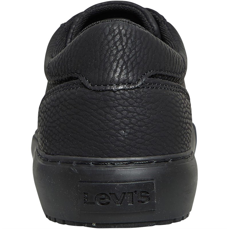 Buy Levi's Mens Woodward Rugged Low Trainers Full Black