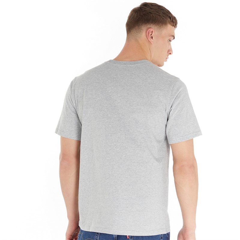 Buy Levi's Mens Relaxed Fit Poster Logo T-Shirt Medium Grey Heather