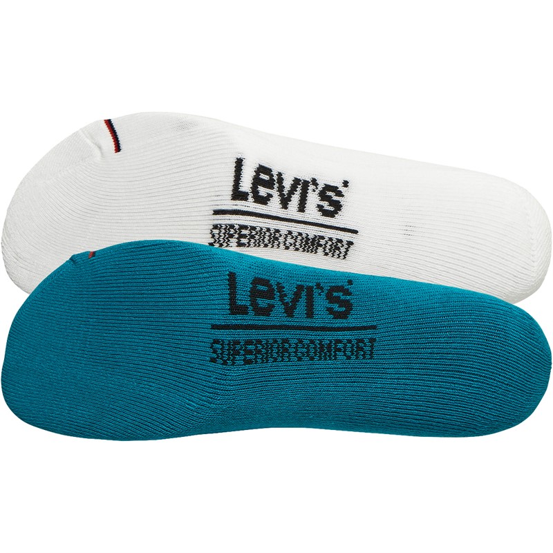 Buy Levi's Mens Regular Cut Two Pack Socks Ocean Depths