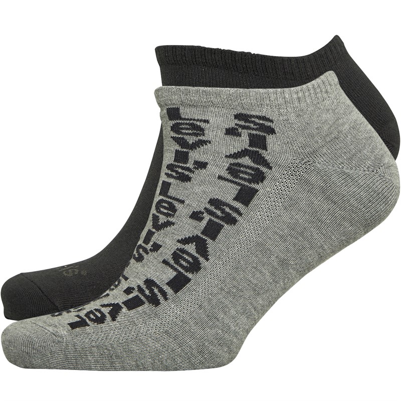 Buy Levi's Mens Low Cut Two Pack Socks Grey Combo