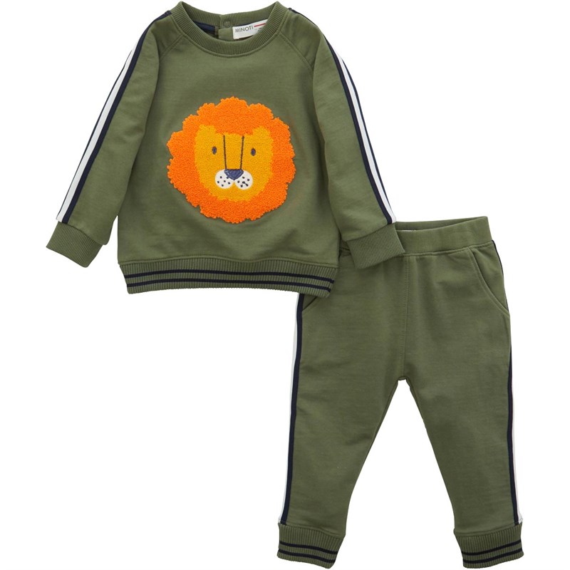 Buy MINOTI Infant Sweatshirt And Joggers Set Green