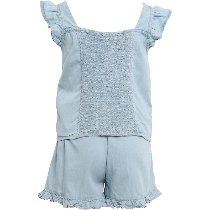 Buy MINOTI Girls Top And Shorts Set Chambray