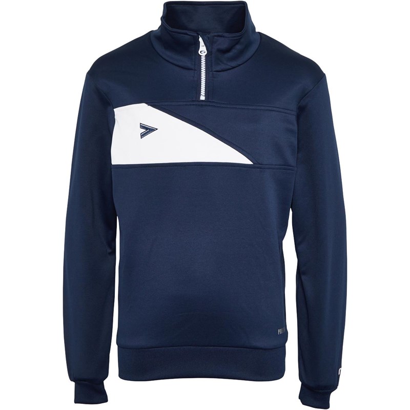 Buy Mitre Junior Delta Plus 1/4 Zip Top Navy/White