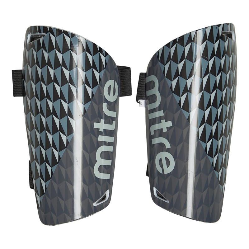 Buy Mitre Deflekta Shinguards Dark Grey/Light Grey