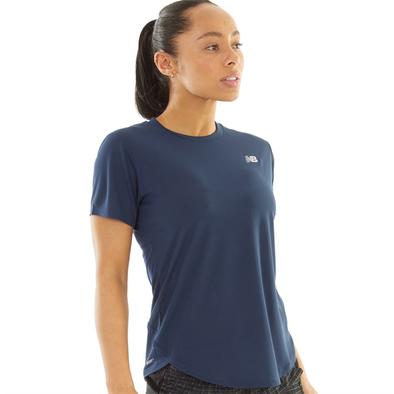 Buy New Balance Womens Accelerate Running Top Natural Indigo