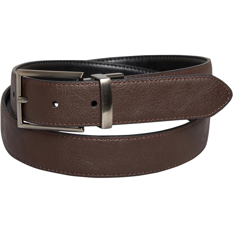 Buy French Connection Mens FCUK Keeper Reversible Belt Black/Brown